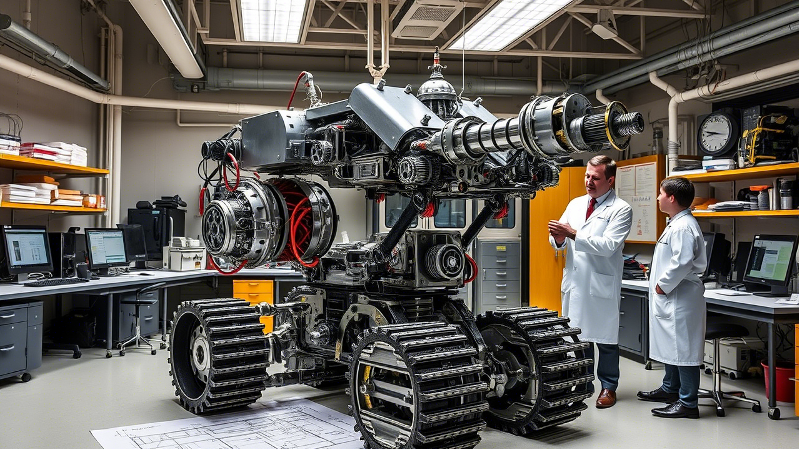 Unique Mining Robot Presented by Engineers in Tver