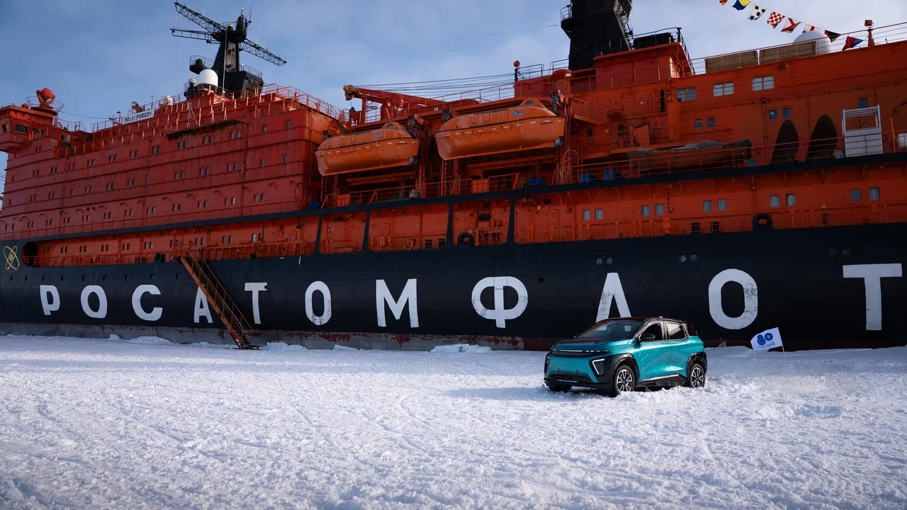 Russian electric car "Atom" passed the polar exam