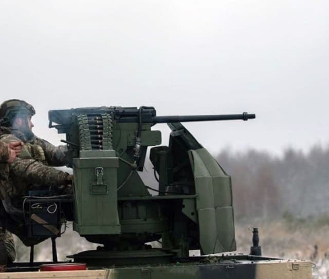 The famous 23-mm GSh-23 cannon from MiGs and "Sukhoi" aircraft spotted ...